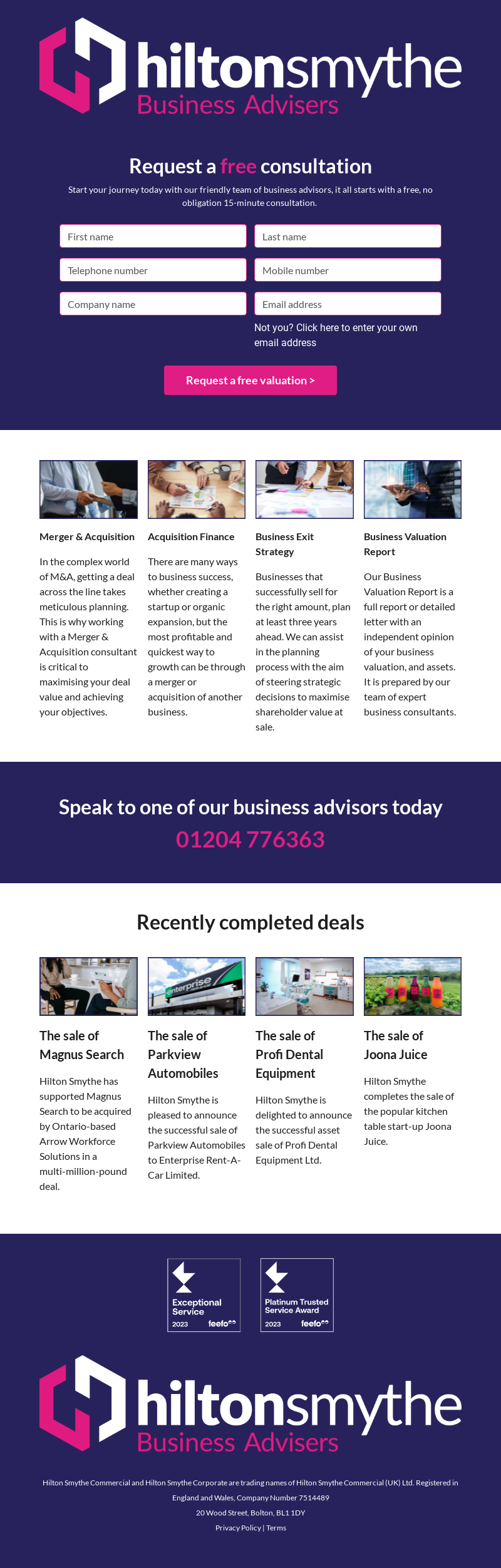 Hilton Smythe | Book a free 15-minute call